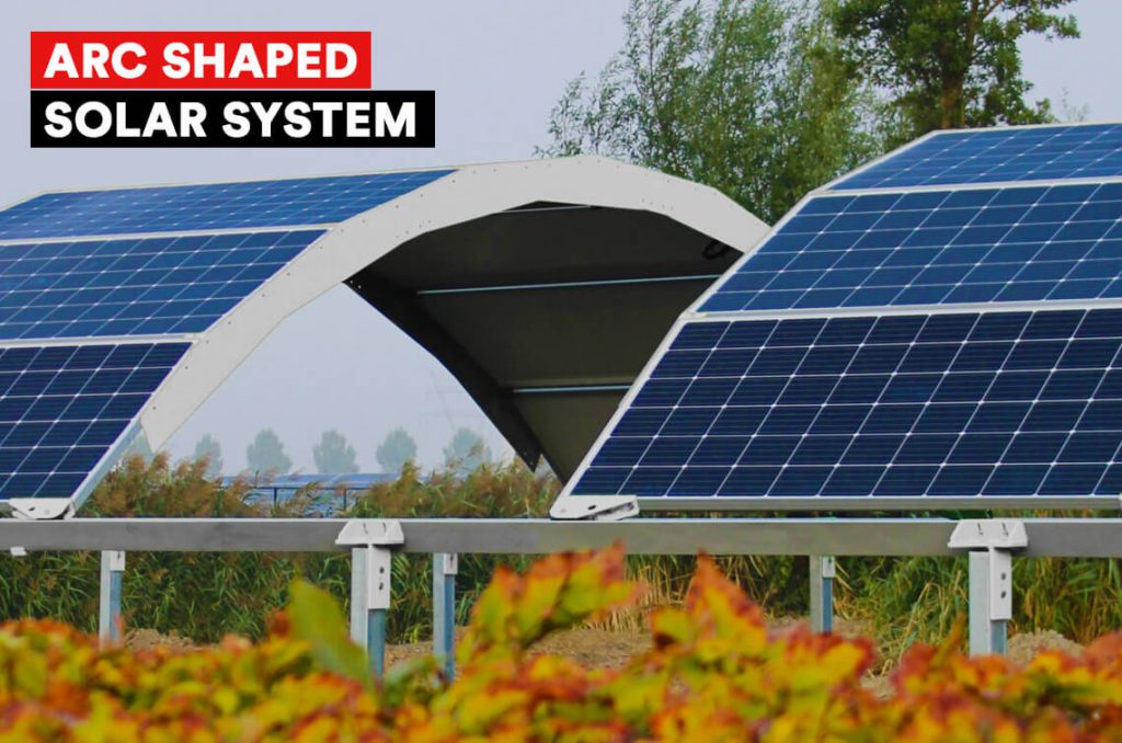 Arc Shaped Solar System for Your Premises - Solar Miner