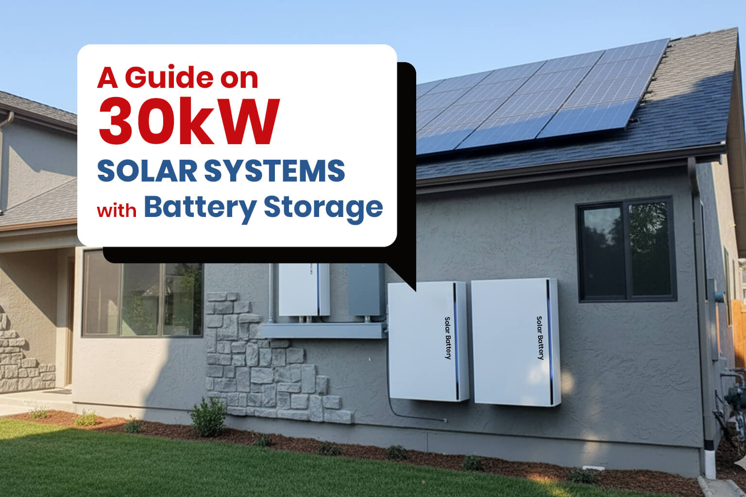 A Guide On 30kW Solar Systems With Battery Storage In Australia Costs A Guide On 30kW Solar Systems With Battery Storage In Australia Costs